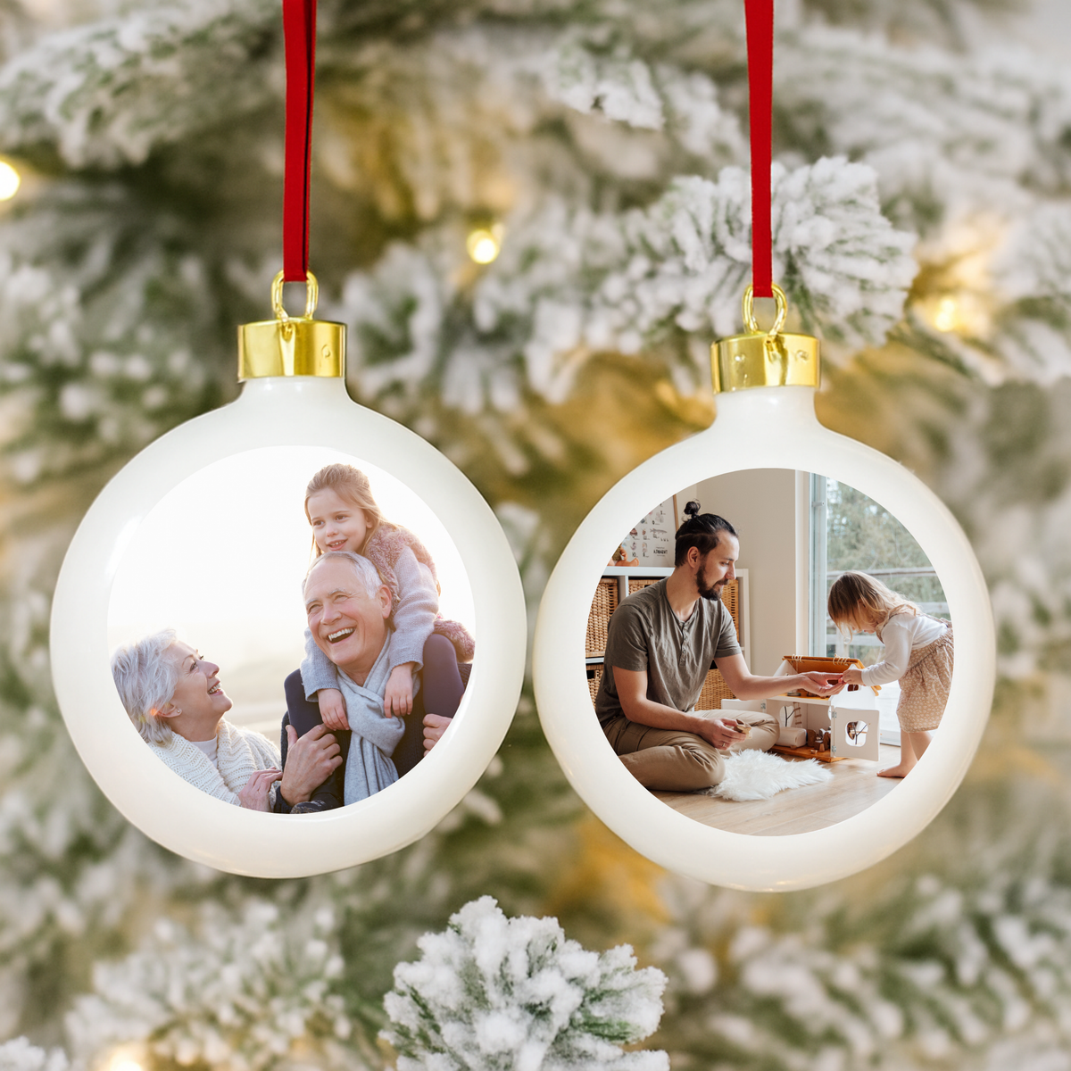 Personalised Photo Bauble For Christmas – The Customise Company
