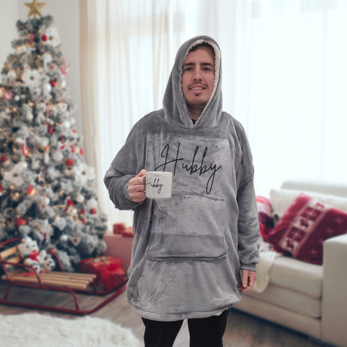 Personalised Snuggle Hoodies For Her, Personalised Mug And Snuggie , P ...